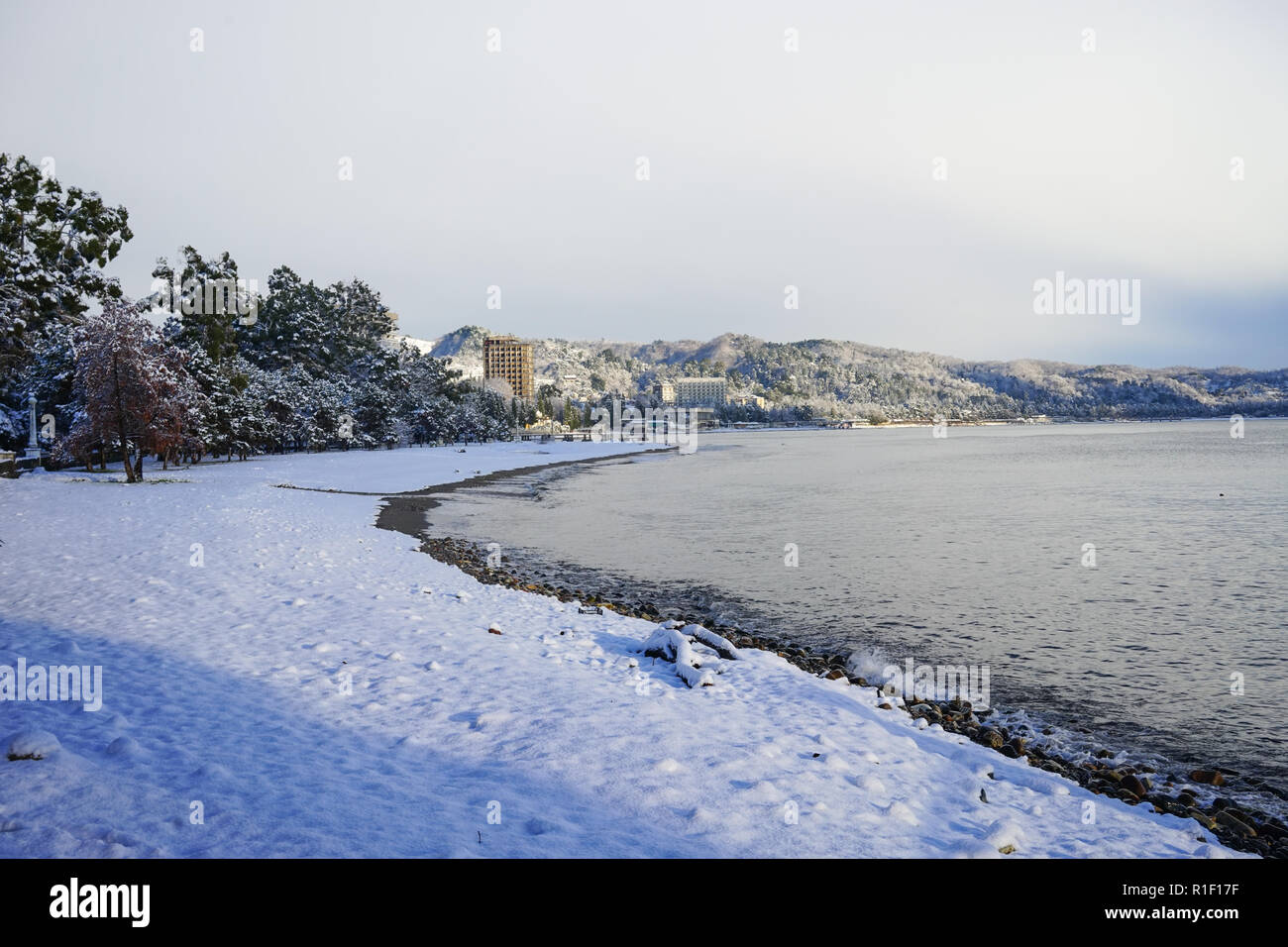 Winter urban landscape snow hi-res stock photography and images - Alamy