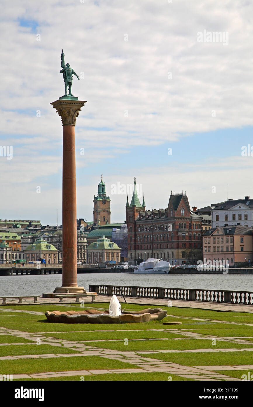 Engelbrecht monument at town hall in Stockholm. Sweden Stock Photo - Alamy