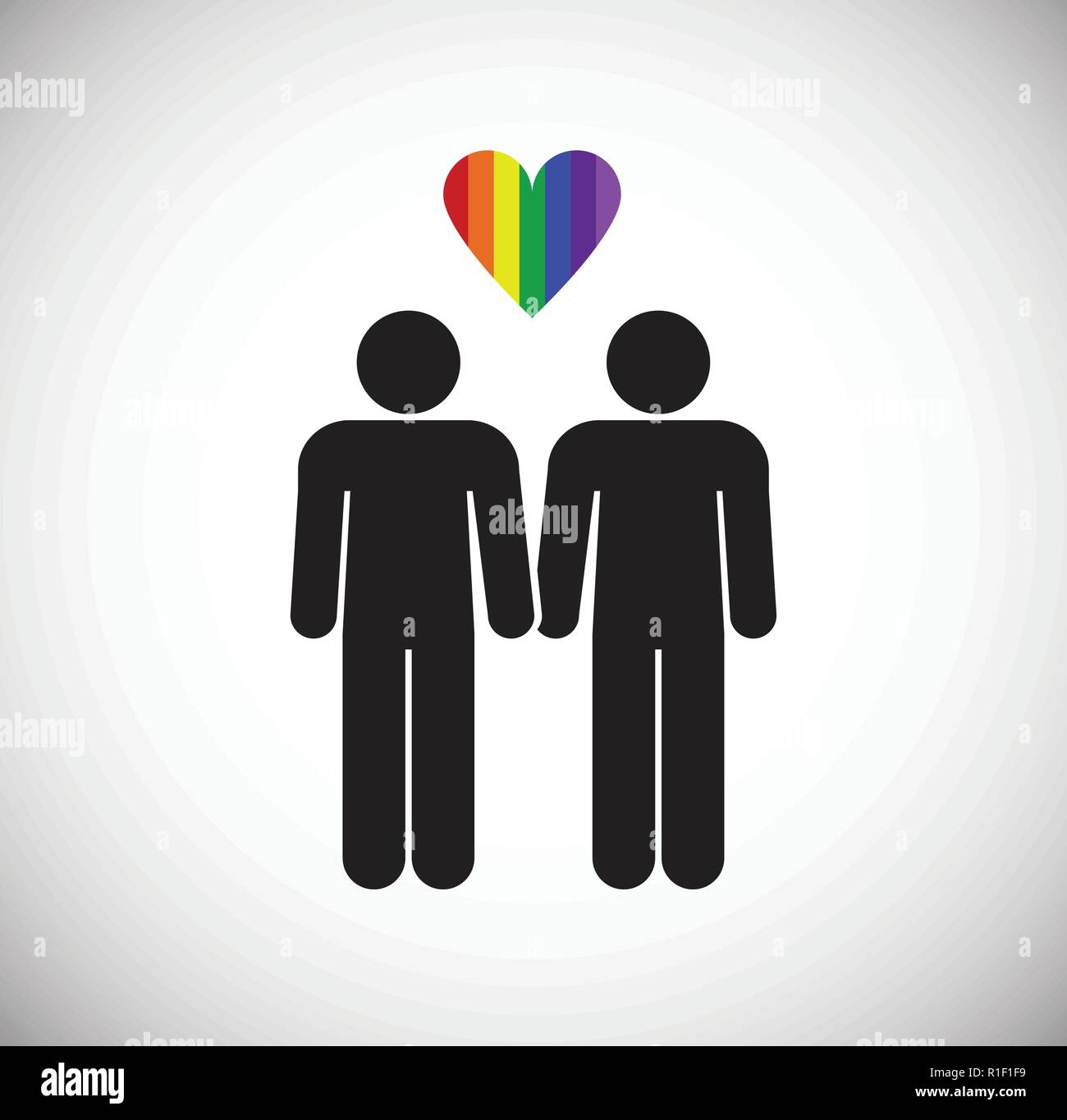 LGBT Male plus male family on white background Stock Vector Image & Art ...