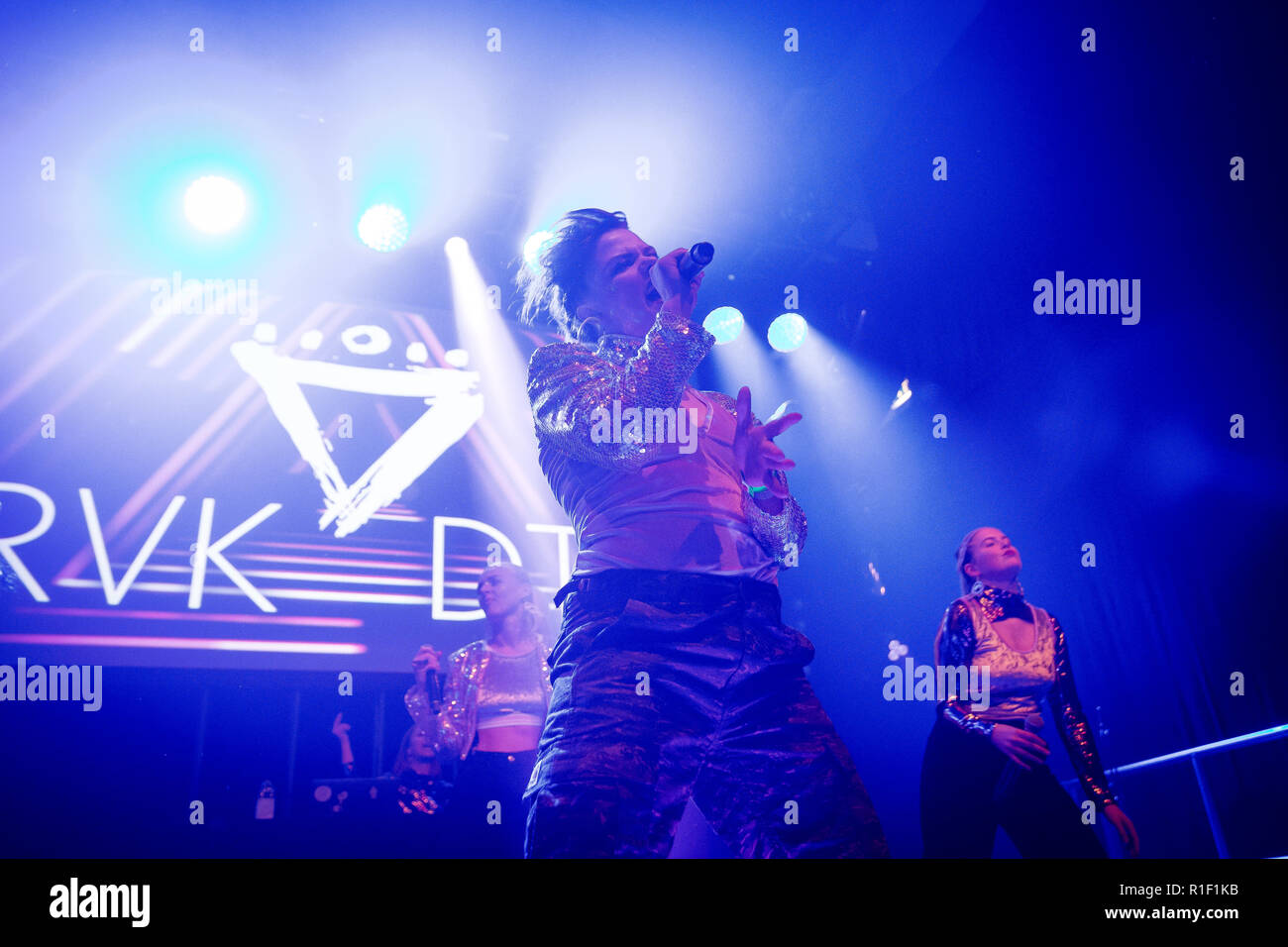 Iceland, Reykjavik - November 7, 2018. The Icelandic female rap group ...