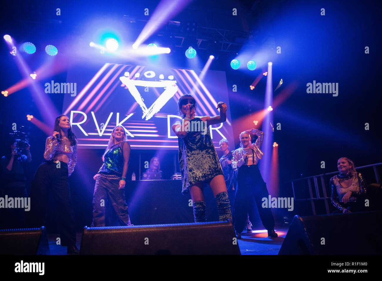 Iceland, Reykjavik - November 7, 2018. The Icelandic female rap group ...