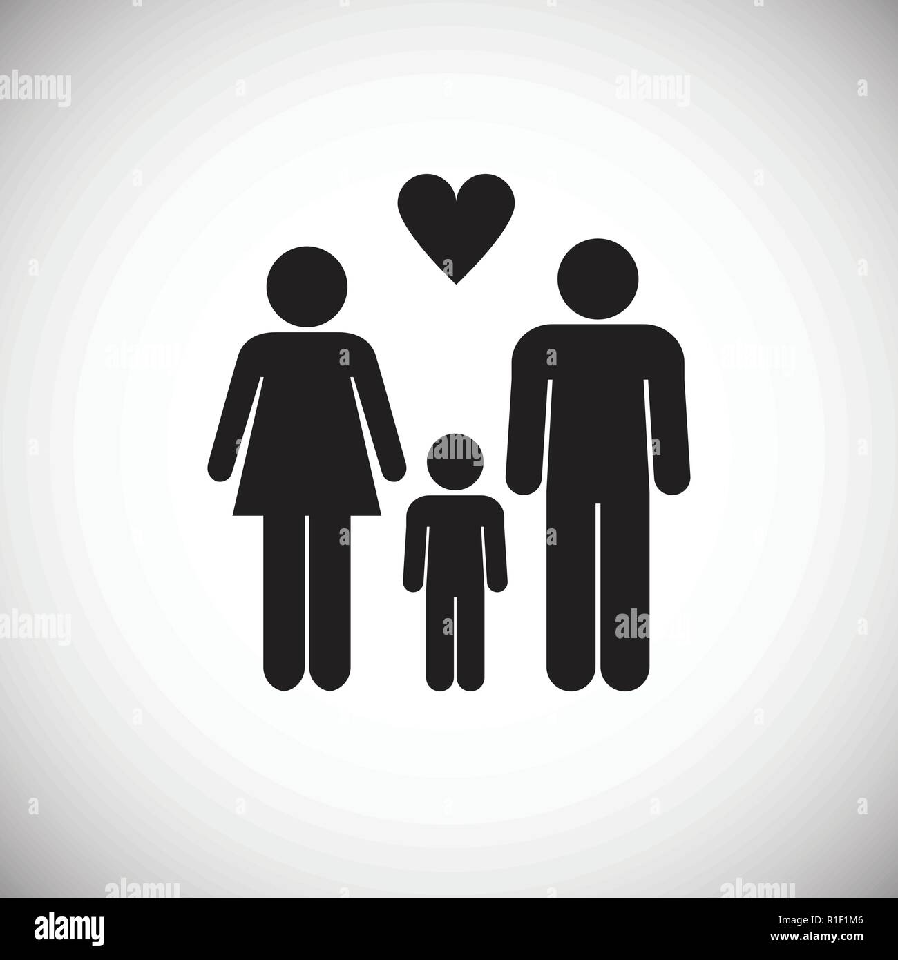 Family on white background Stock Vector Image & Art - Alamy
