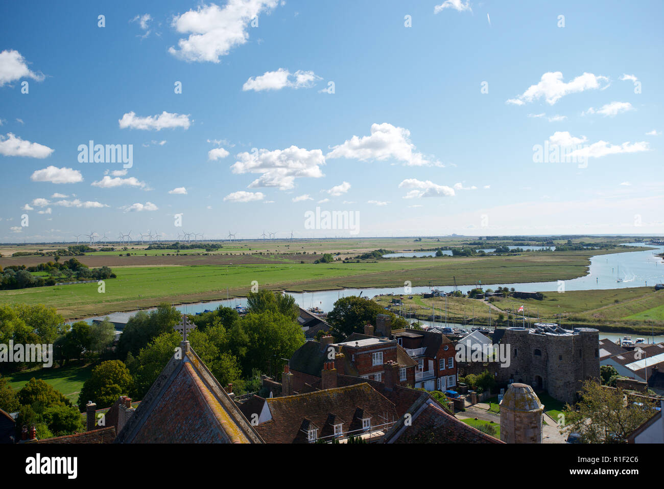 Church tower rye town hi-res stock photography and images - Alamy