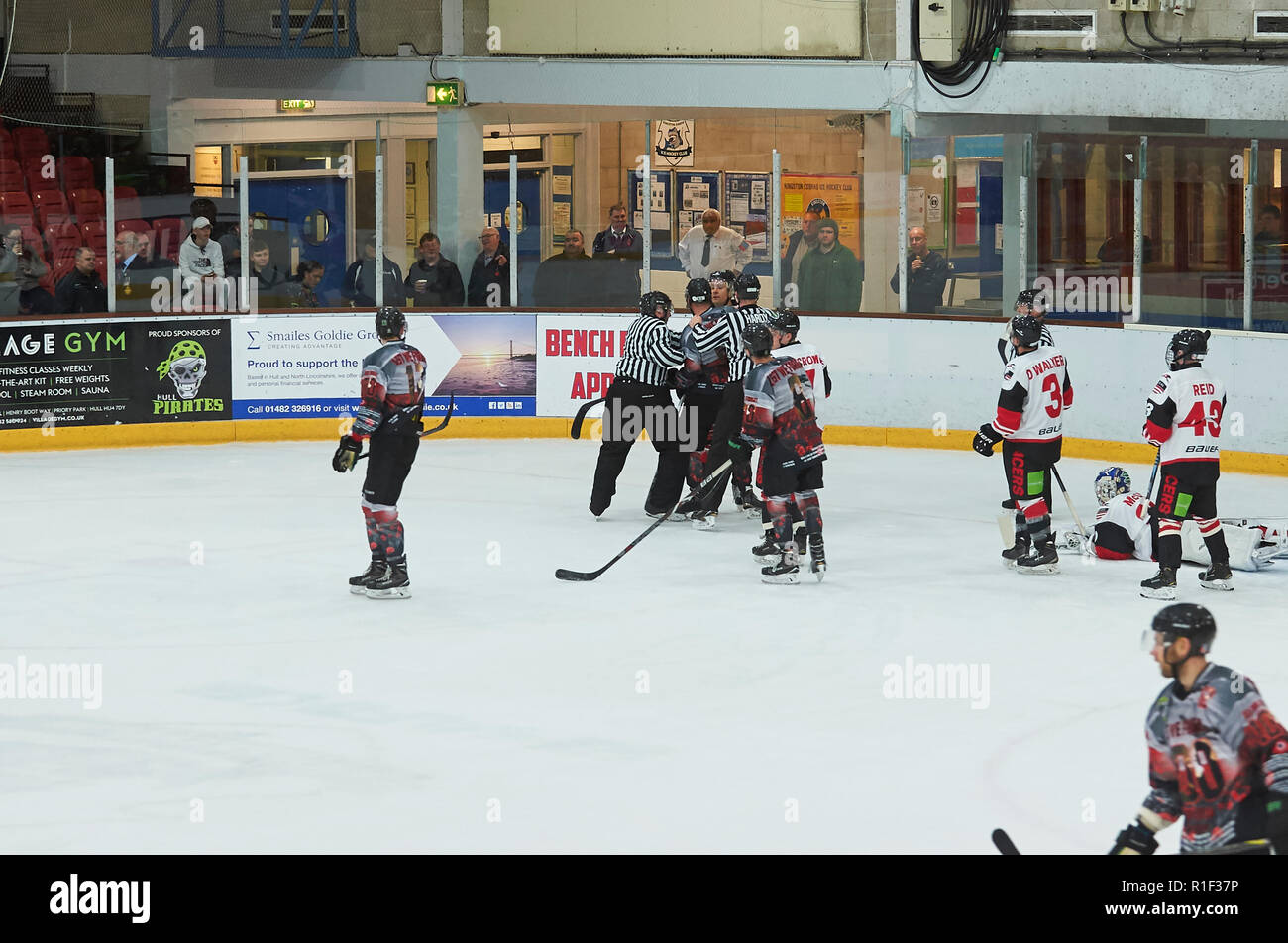Ice Hockey Fighting High Resolution Stock Photography and Images - Alamy