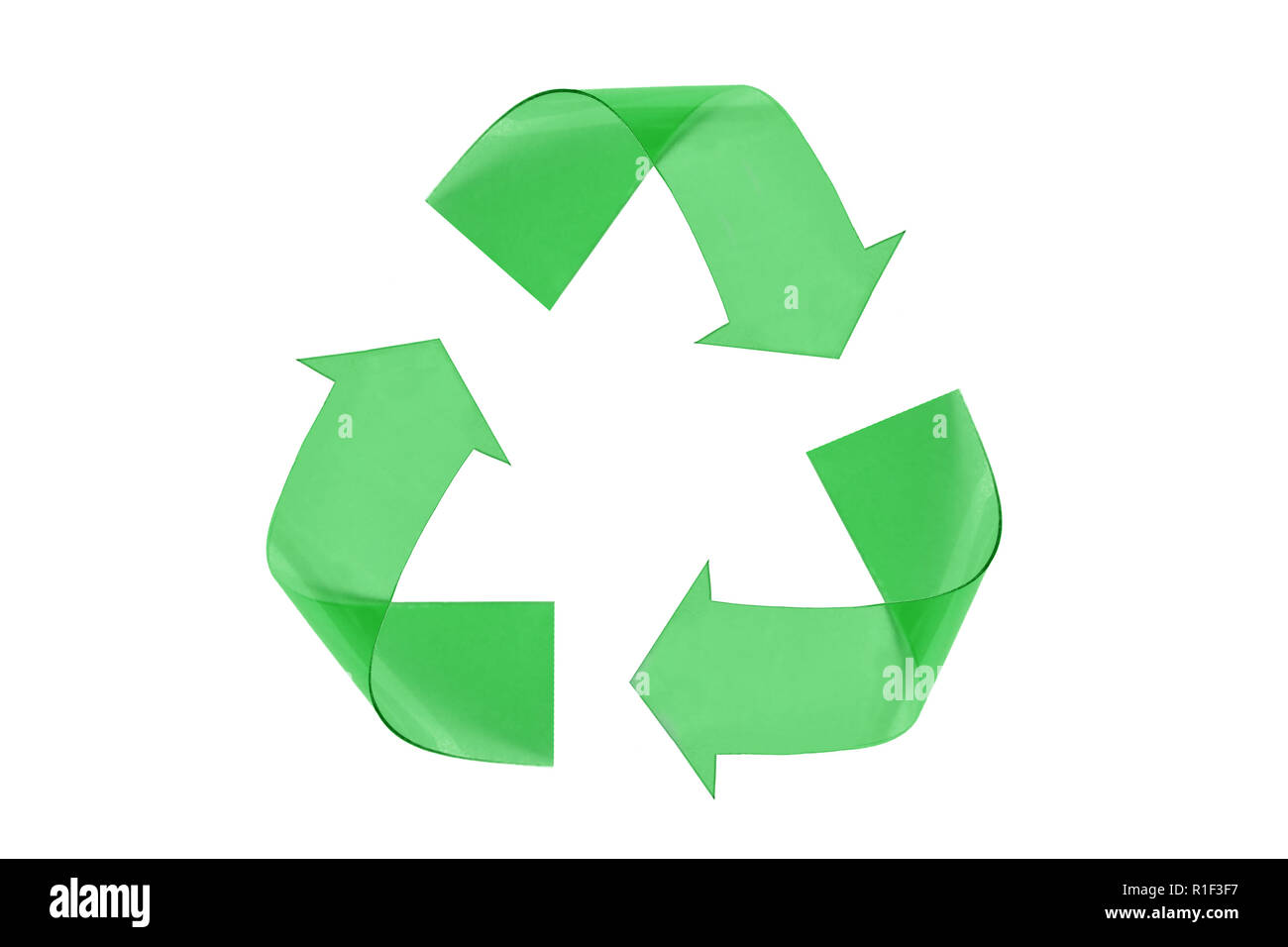 Symbol ecology recycle plastic Cut Out Stock Images & Pictures - Alamy