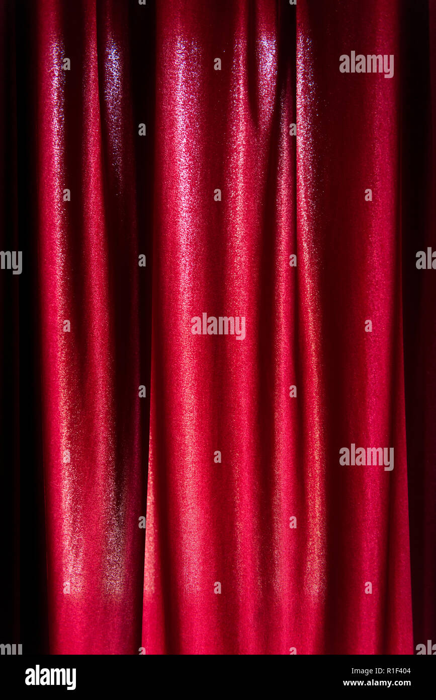 Vertical picture of red curtain for background and texture Stock Photo ...