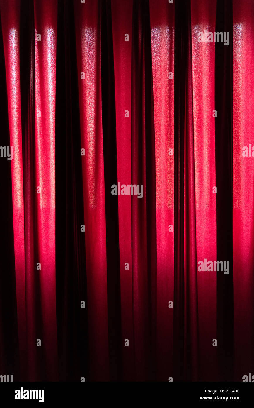 Vertical picture of red curtain for background and texture Stock Photo ...