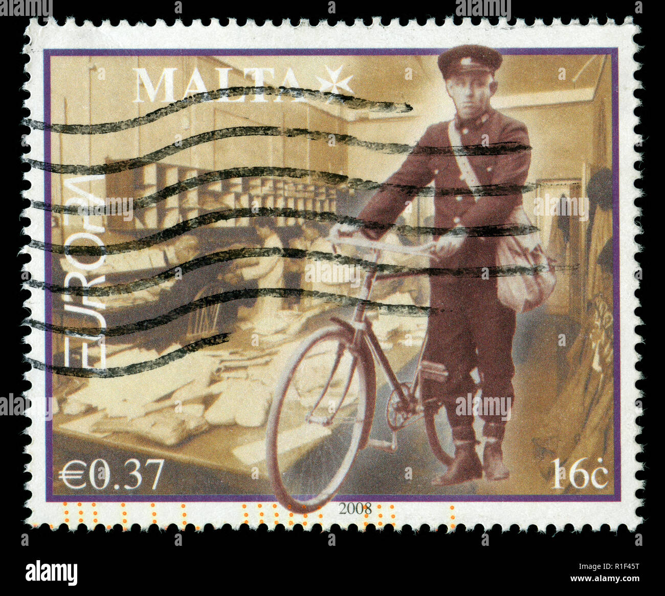 Postage stamps from Malta in the Europa (C.E.P.T.) 2008 - Letter ...