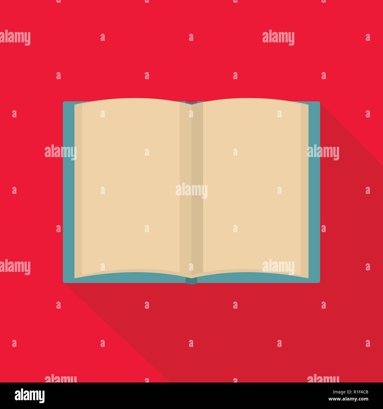 Book novel icon. Flat illustration of book novel vector icon for web ...