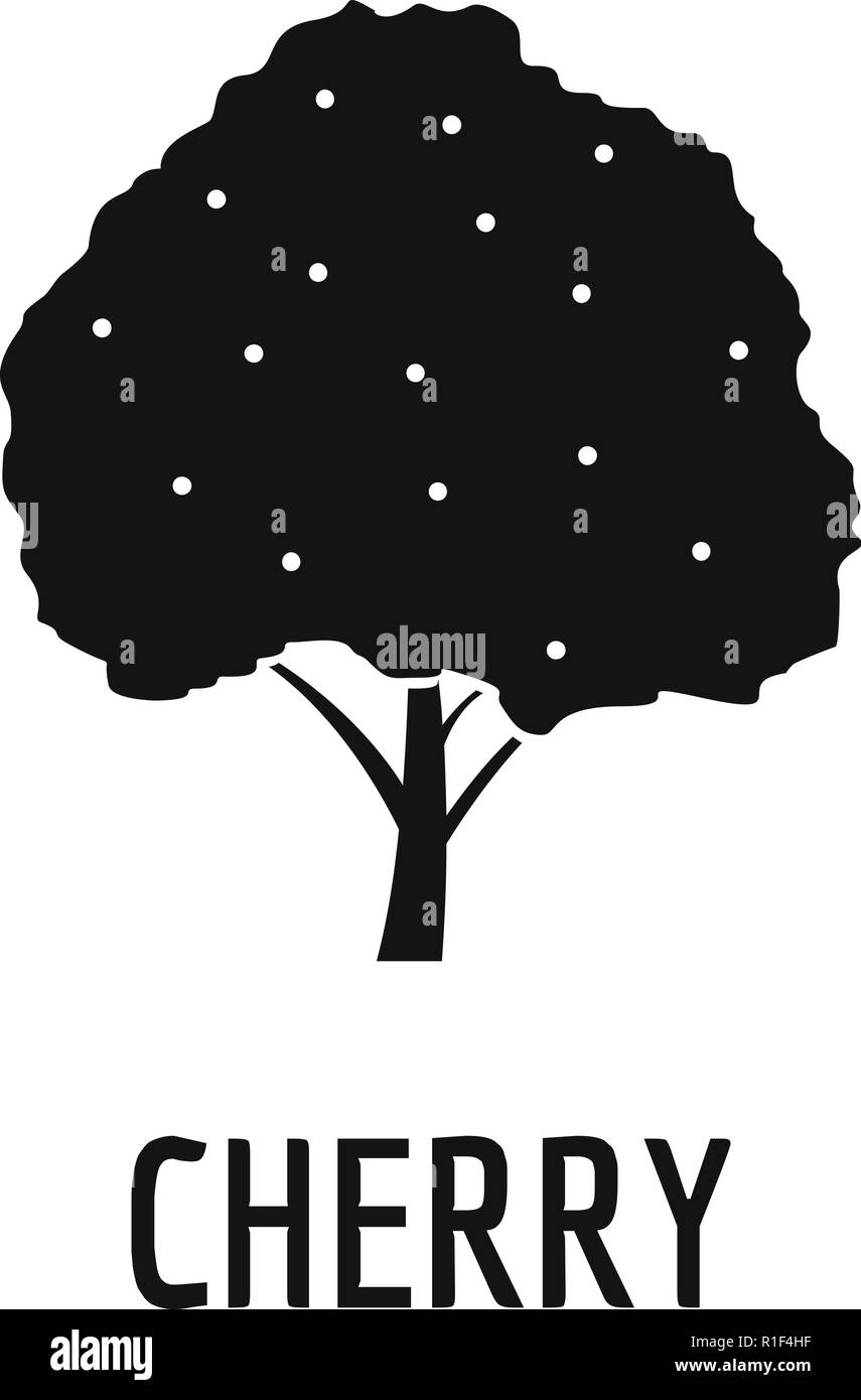 Cherry icon. Simple illustration of cherry vector icon for web Stock ...