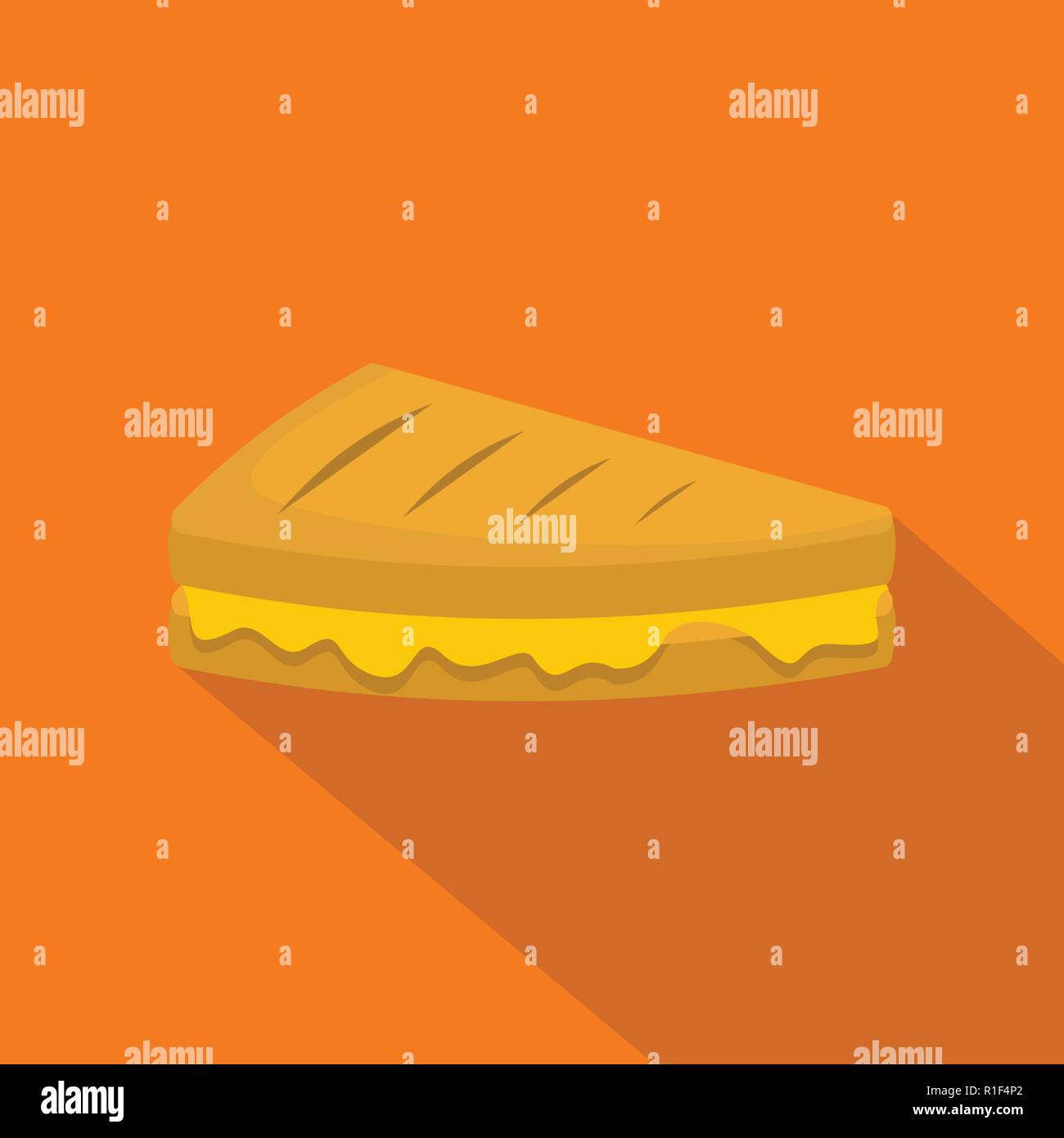 Sandwich icon. Flat illustration of sandwich vector icon for web Stock ...
