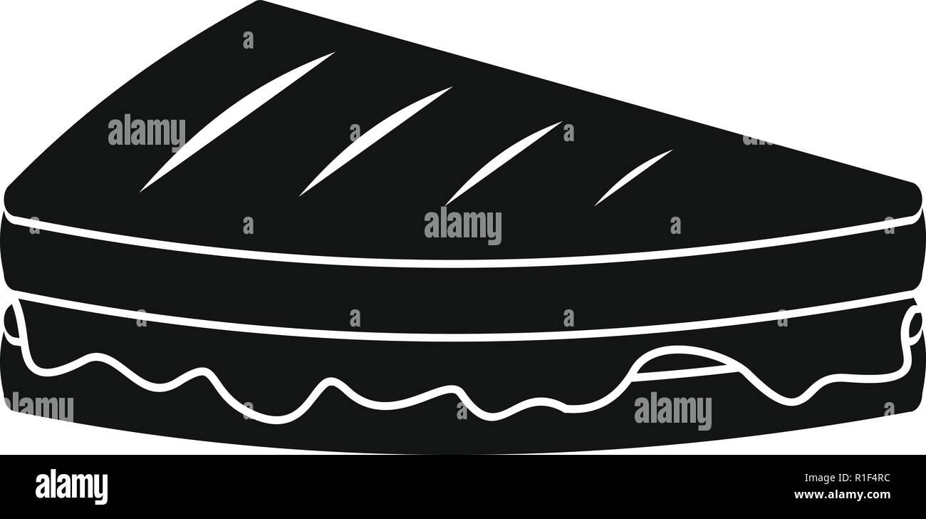 Sandwich icon. Simple illustration of sandwich vector icon for web ...