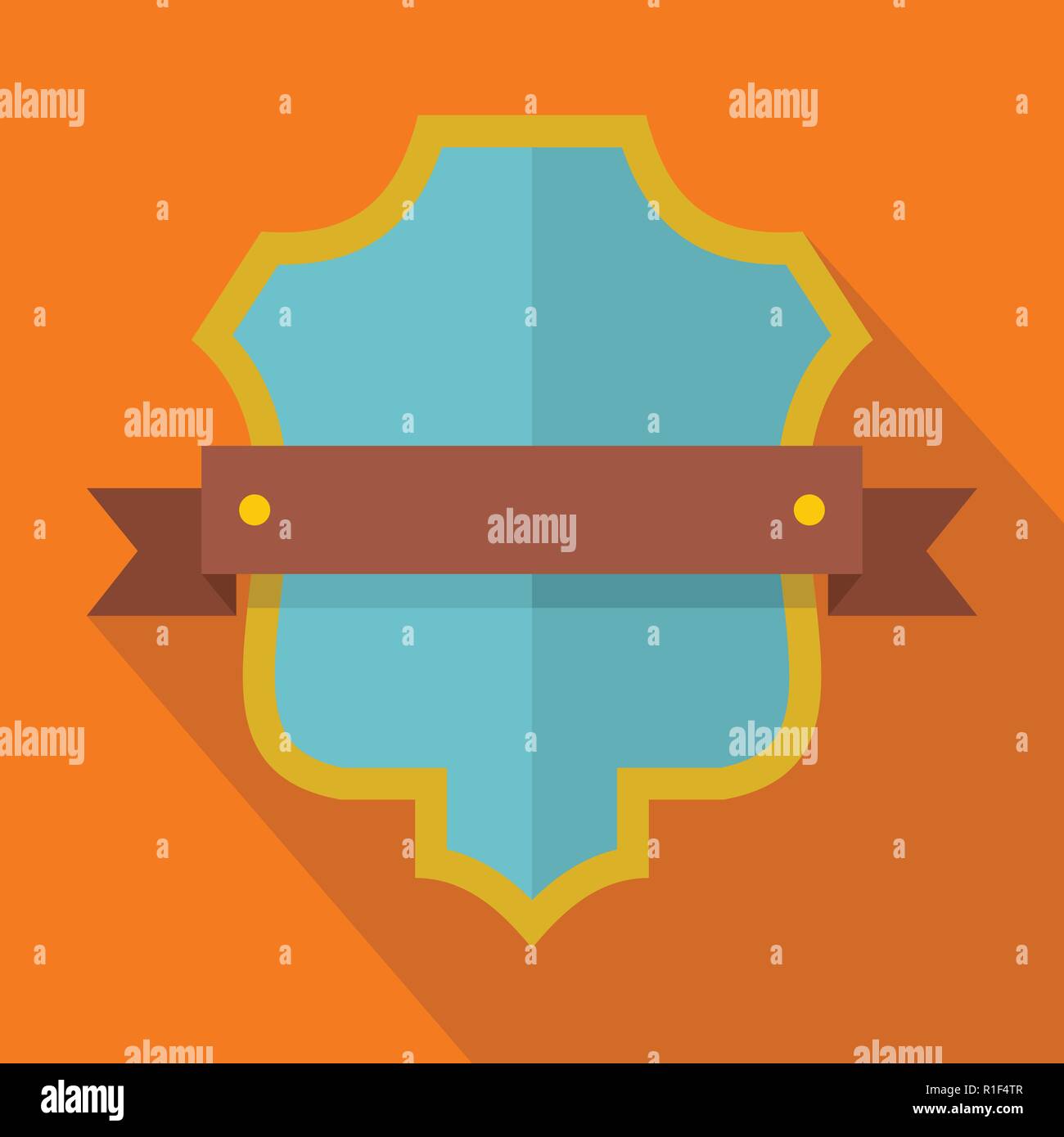 Badge guardian icon. Flat illustration of badge guardian vector icon ...