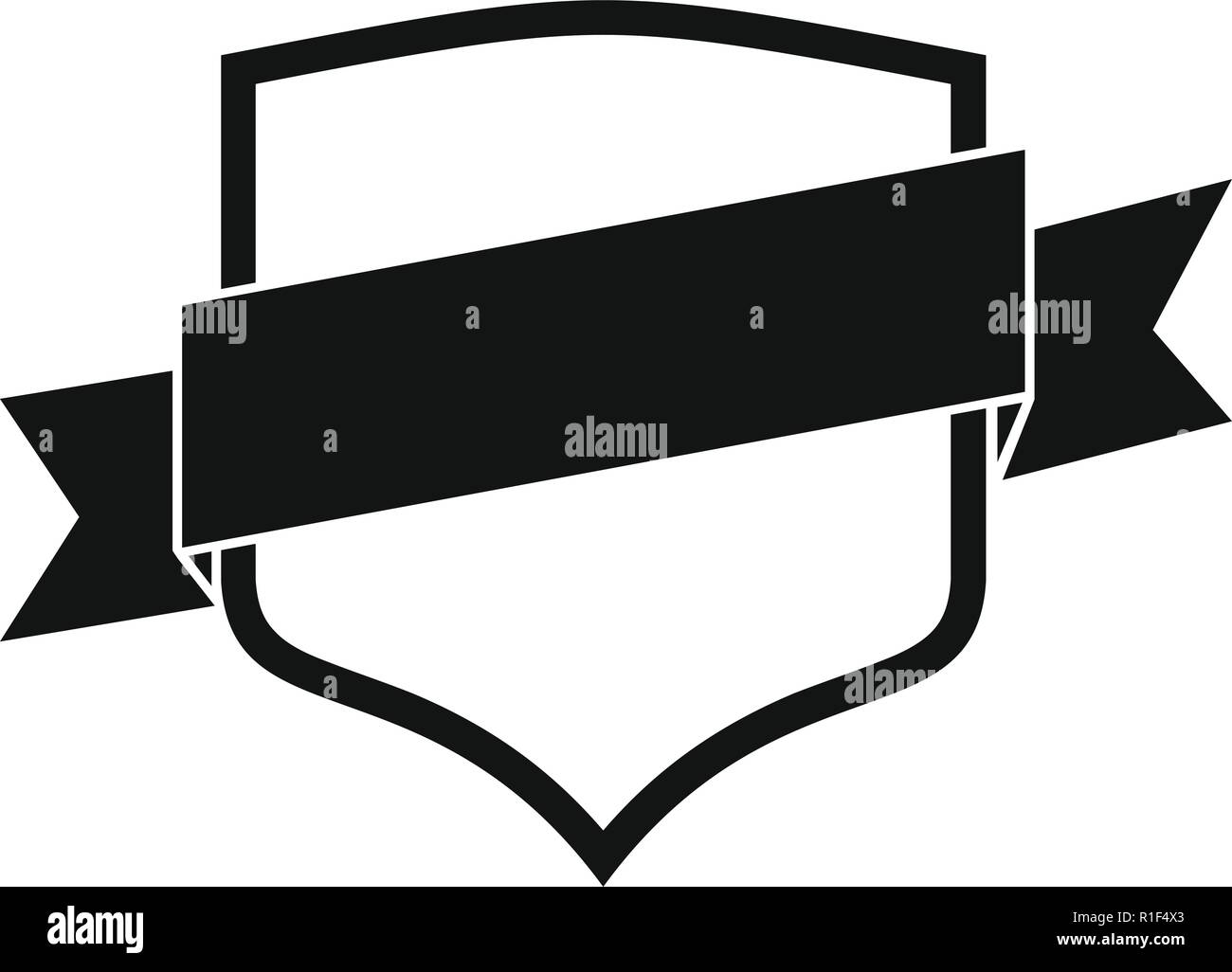 Badge icon. Simple illustration of badge vector icon for web Stock ...