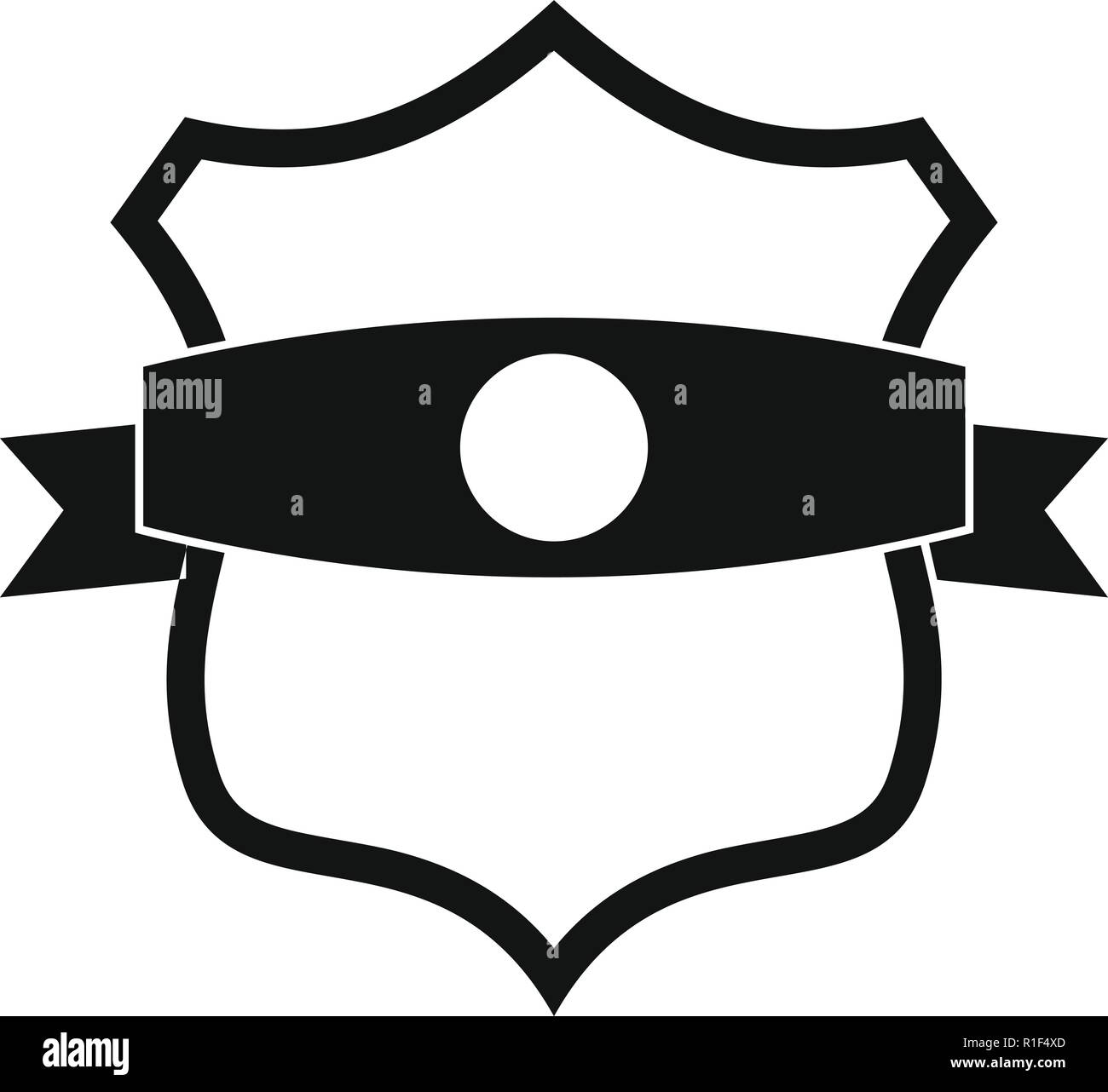 Badge classic icon. Simple illustration of badge classic vector icon ...