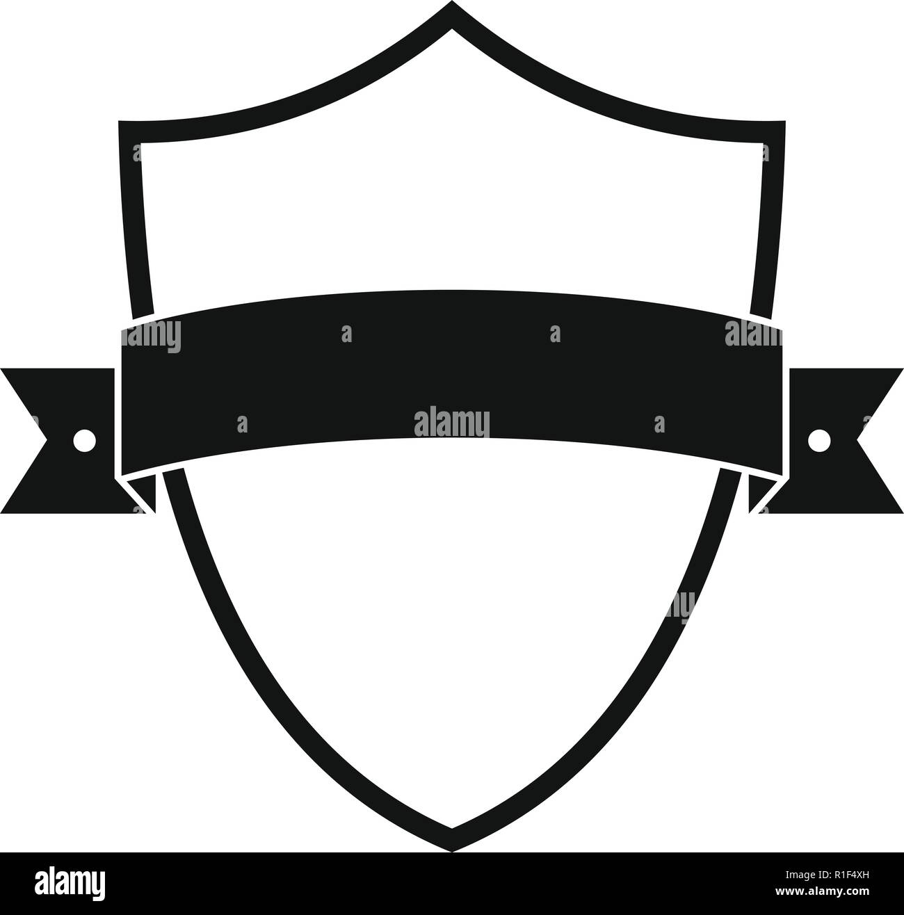 Badge element icon. Simple illustration of badge element vector icon ...
