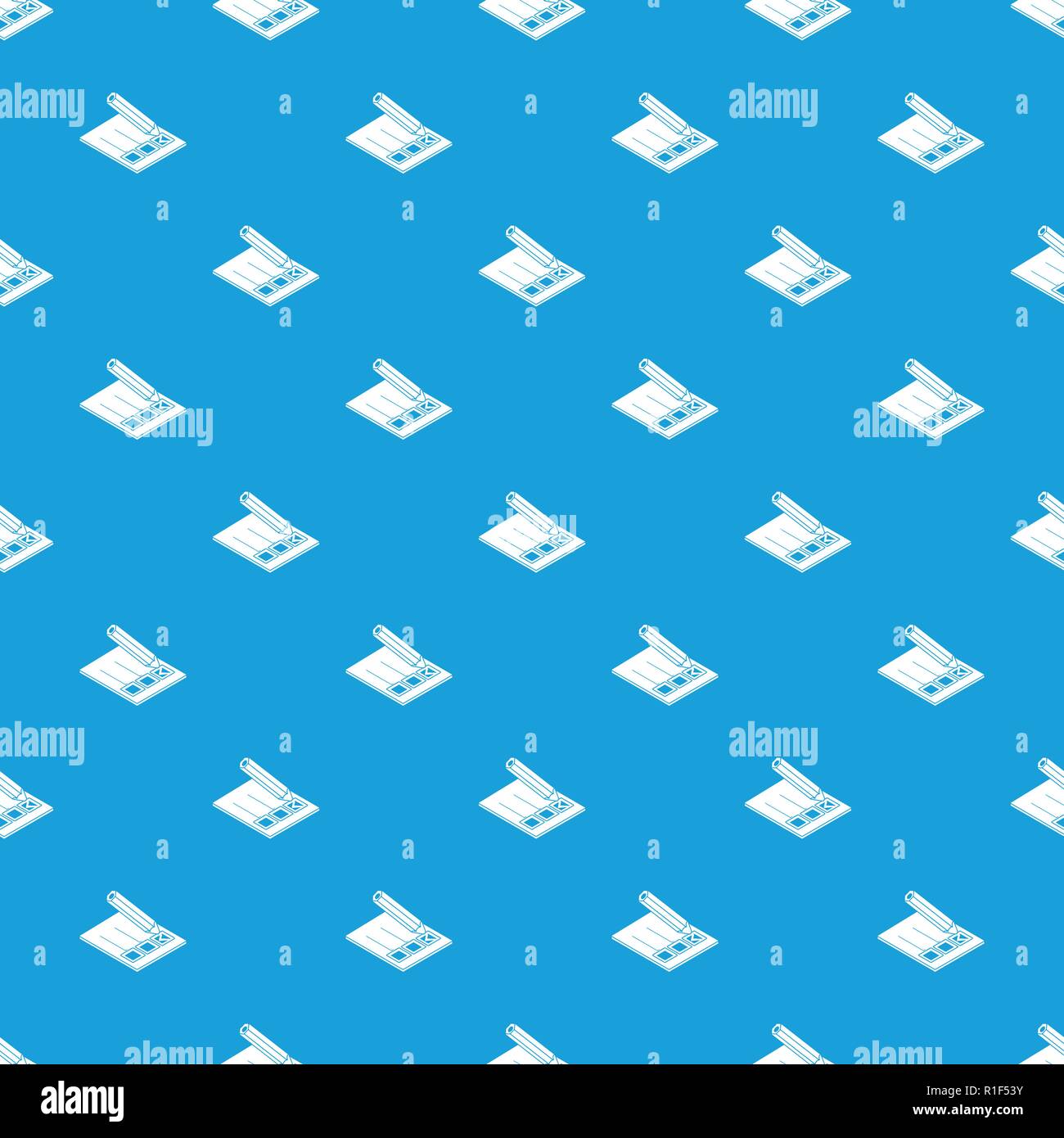 Election paper pattern vector seamless blue Stock Vector Image & Art ...