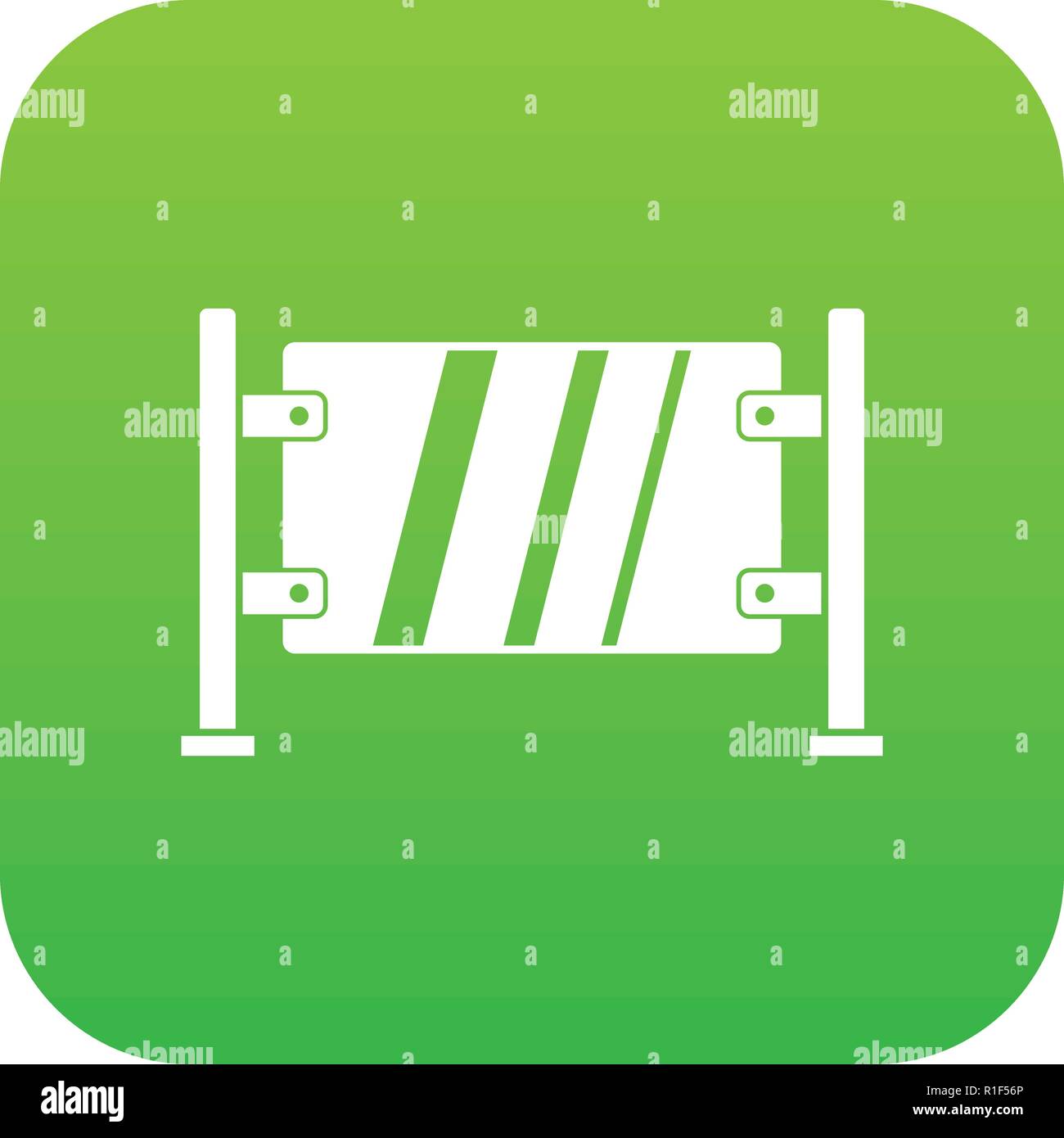Glass gate icon digital green Stock Vector Image & Art - Alamy