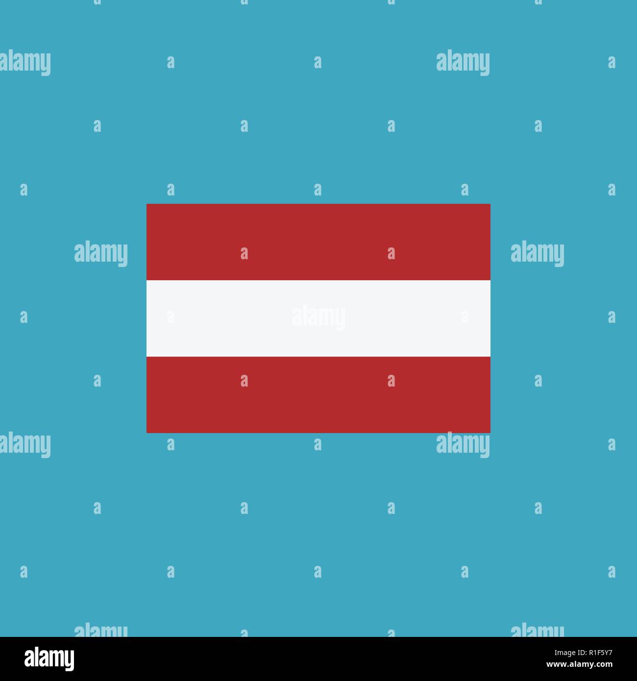 Austria flag icon in flat design. Independence day or National day ...