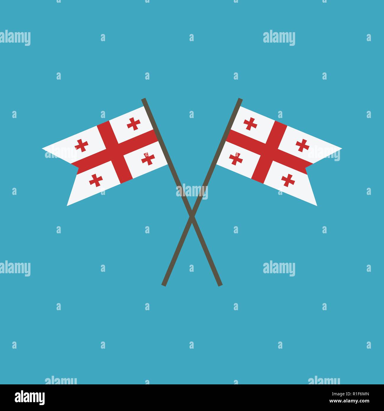 Georgia State Flag Emoji