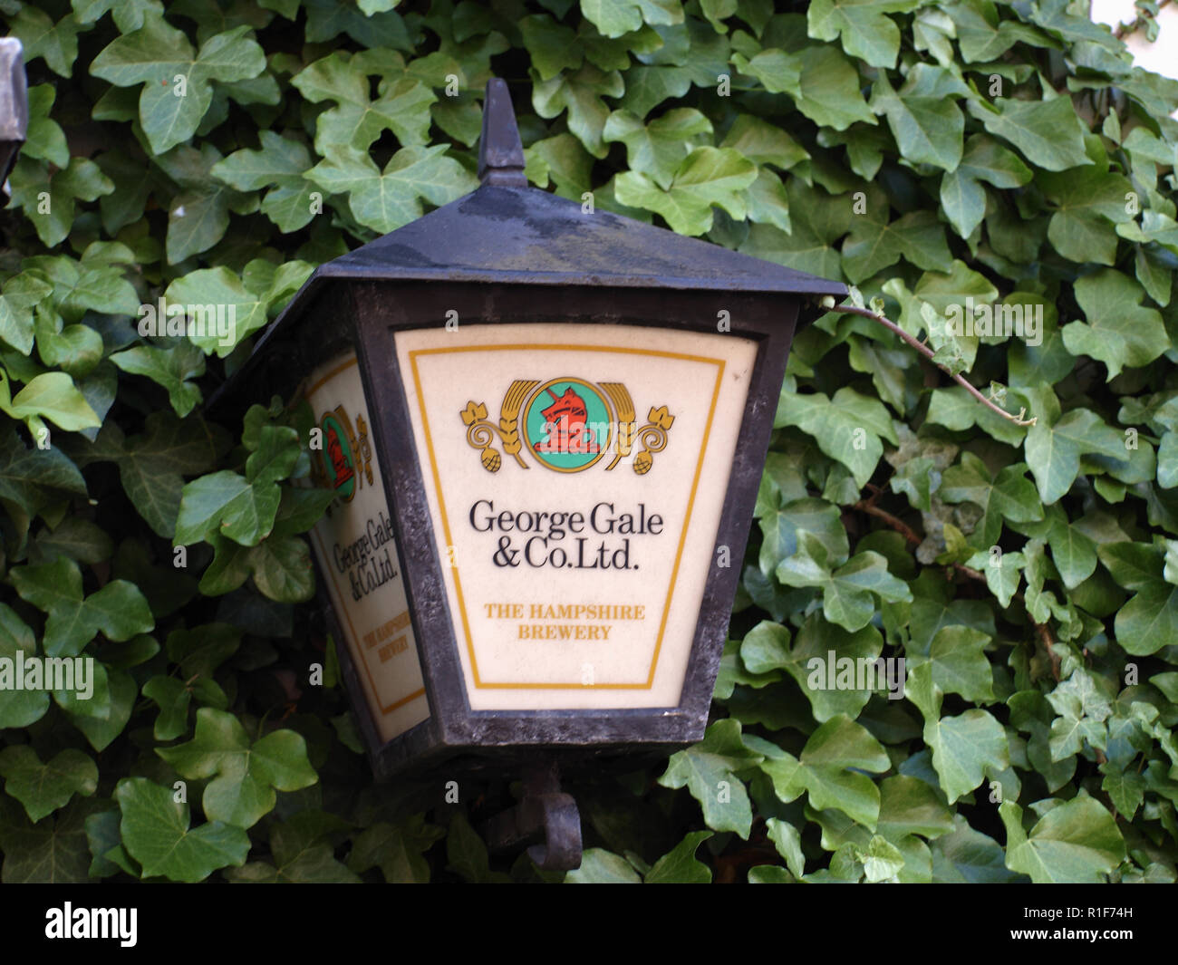 Glass lanterns at Gales Brewery, George Gale & Co. Ltd., London Road ...