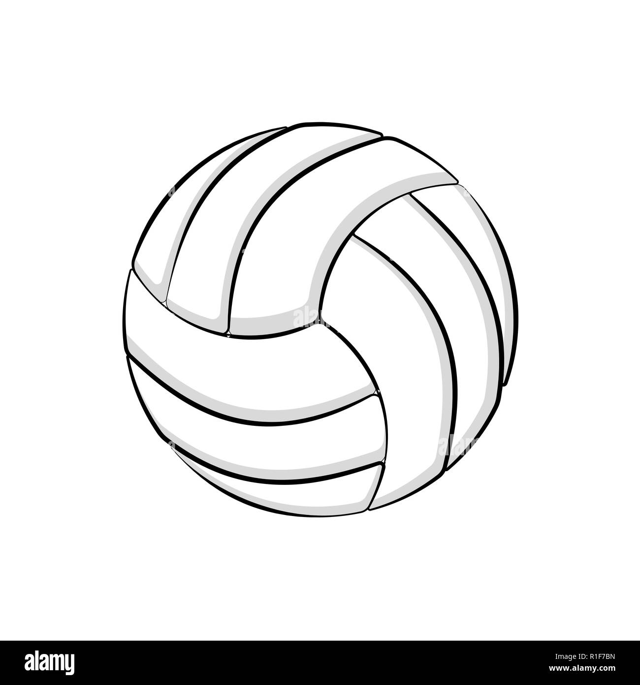 Volleyball player Black and White Stock Photos & Images - Alamy