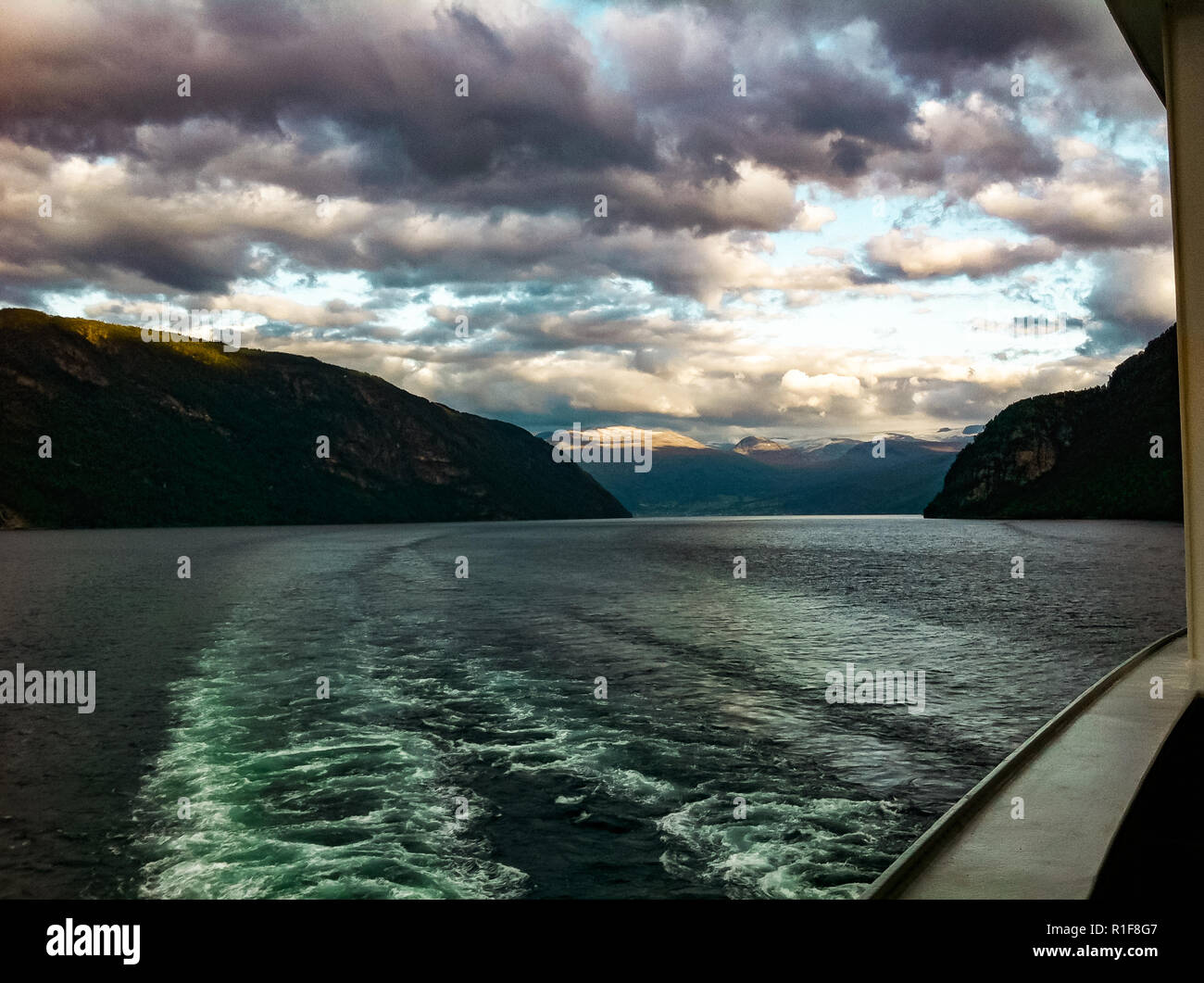 Norwegian Fjords from the sea Stock Photo - Alamy
