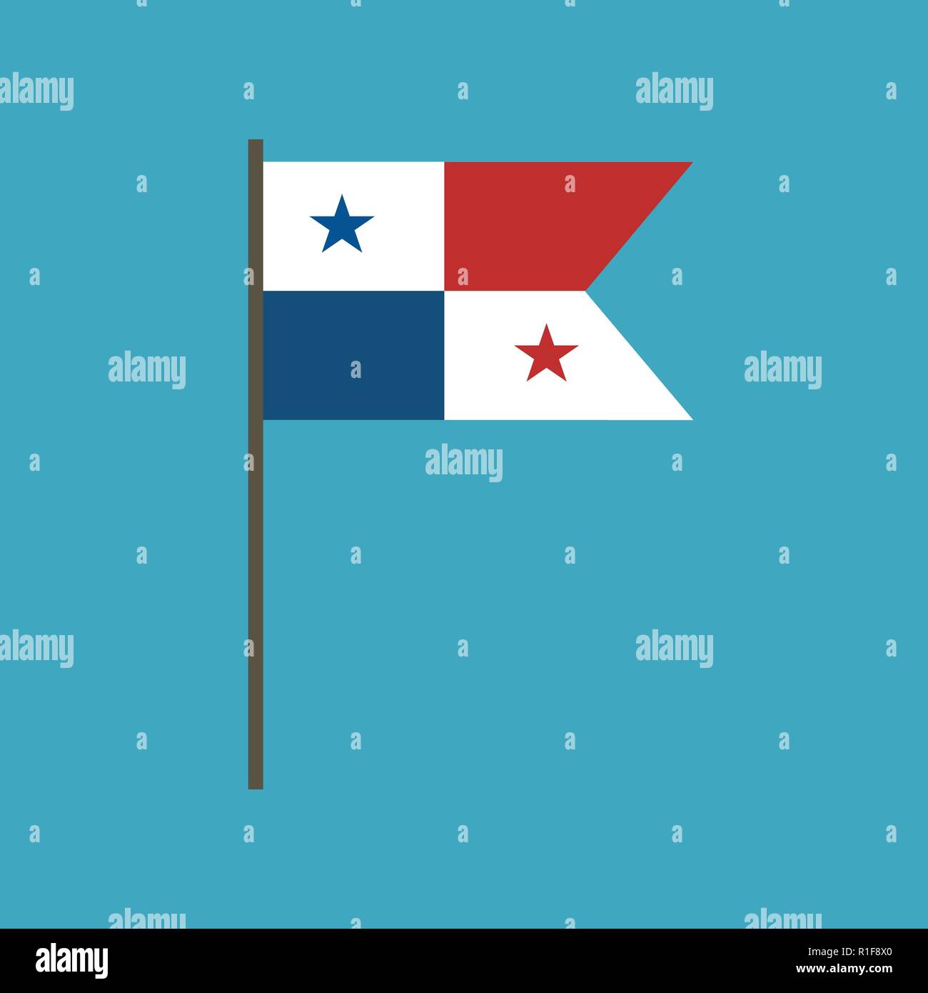 Panamanian National Flag High Resolution Stock Photography and Images ...