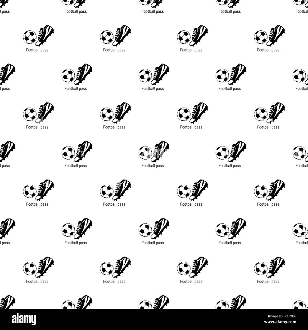 Football pass pattern vector seamless Stock Vector Image & Art - Alamy