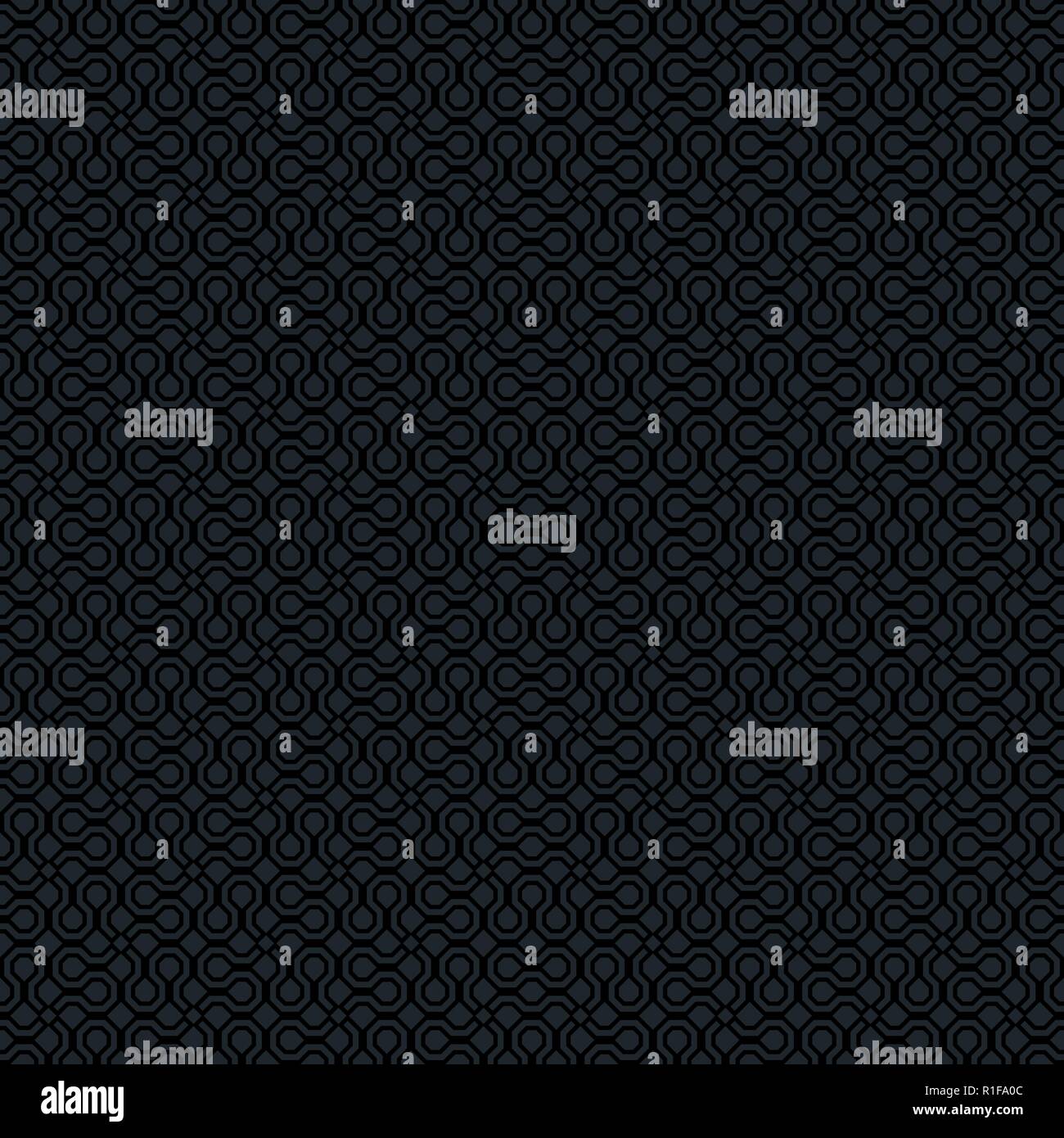 vector black dark grey monochrome abstract geometric seamless pattern ...