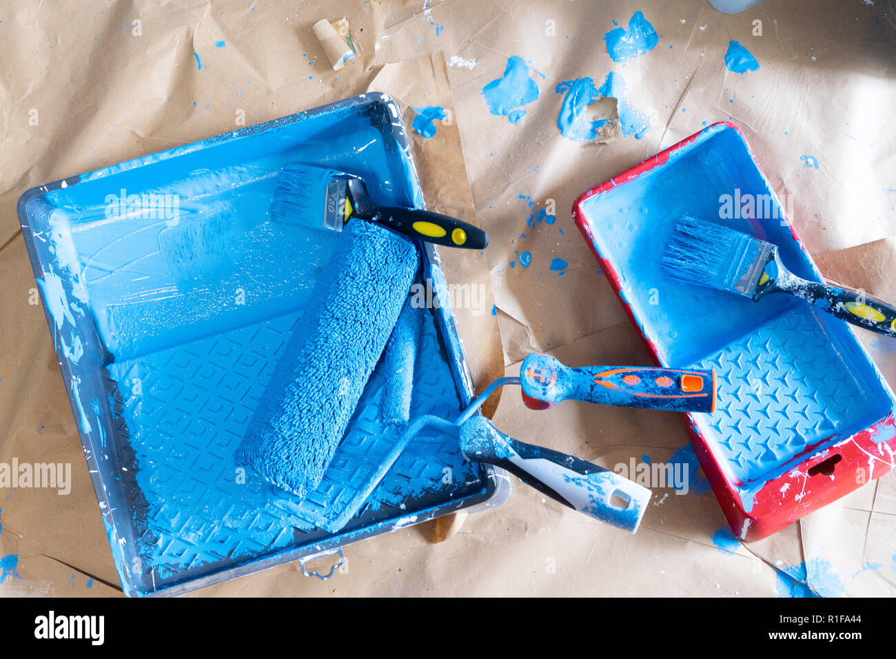 House renovation tools Stock Photo - Alamy