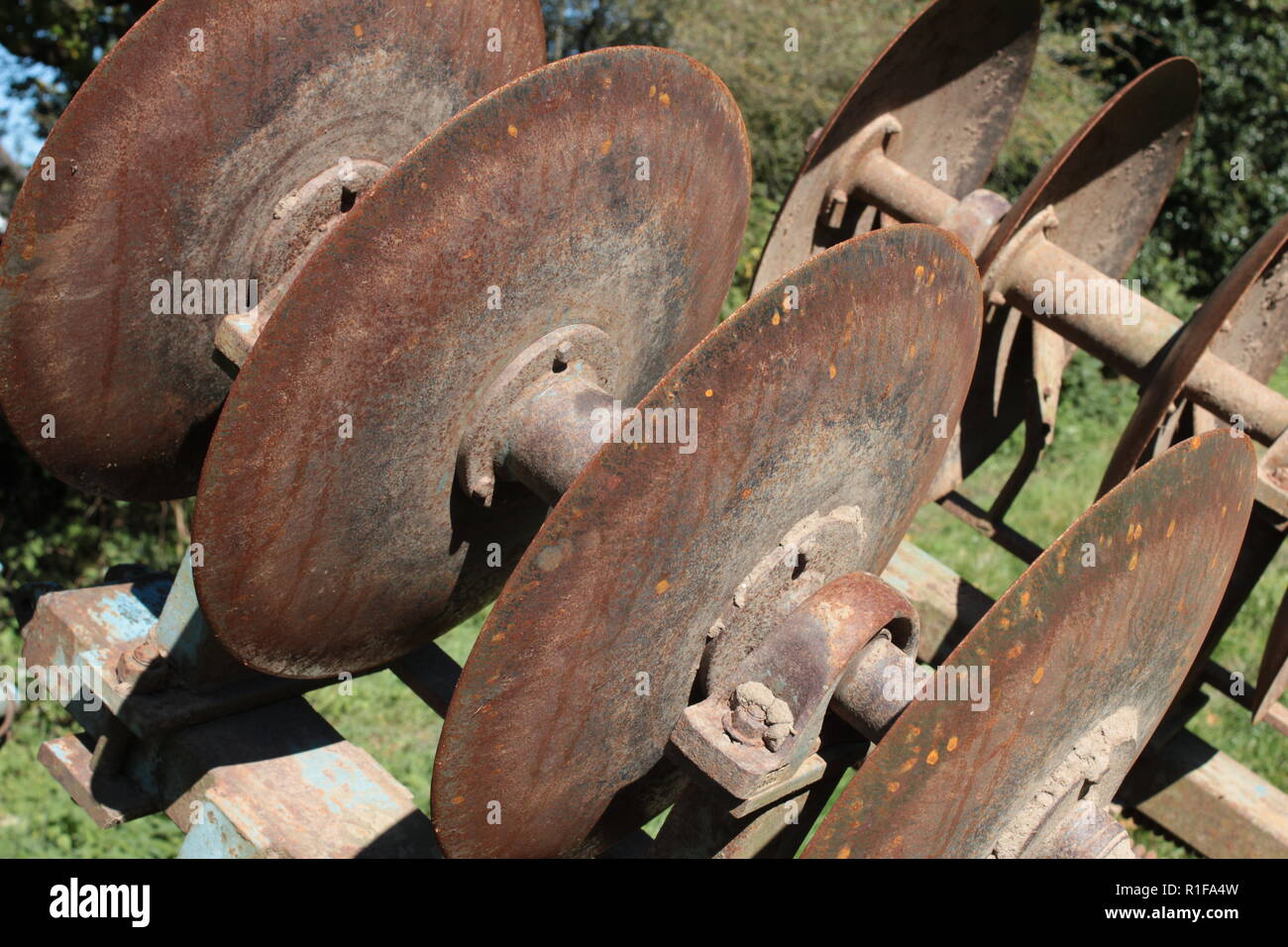 Disc harrow and old harrow hi-res stock photography and images - Alamy
