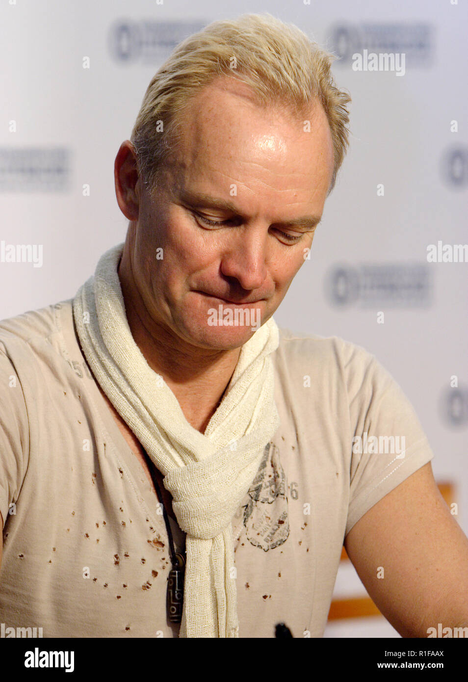 Warsaw, Masovia / Poland - 2005/09/24: Sting - Gordon Sumner, British ...