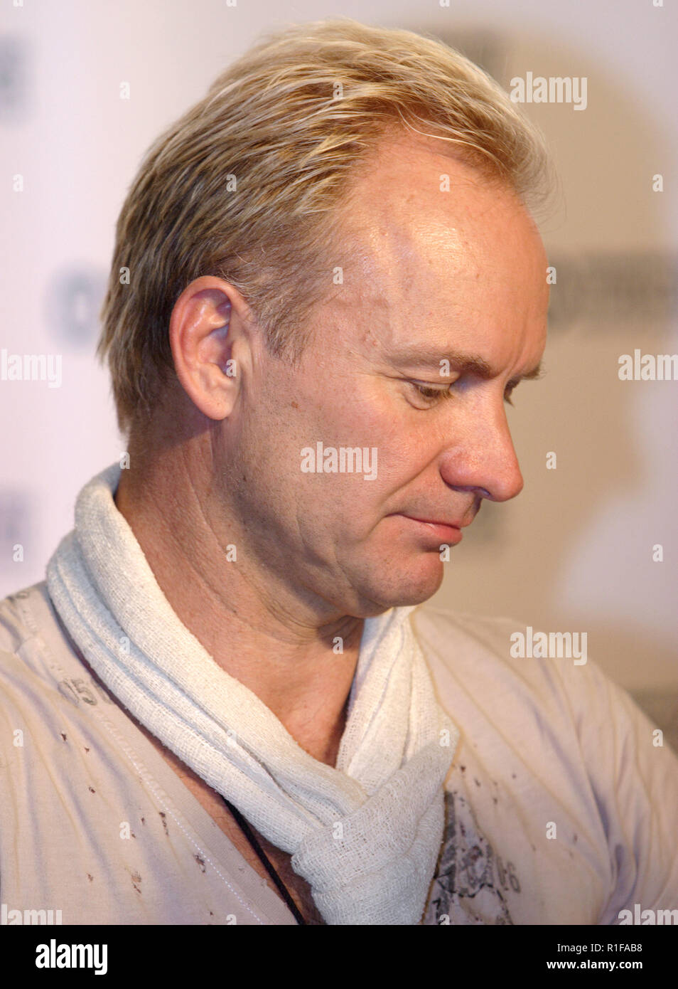 Warsaw, Masovia / Poland - 2005/09/24: Sting - Gordon Sumner, British ...