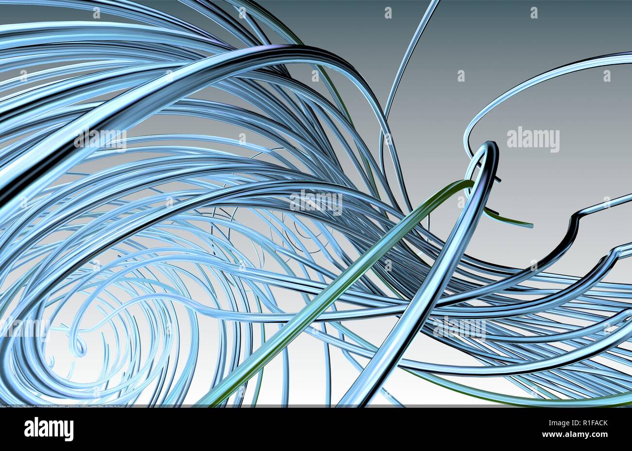 wire line isolated on white background, 3d Rendering Stock Photo - Alamy
