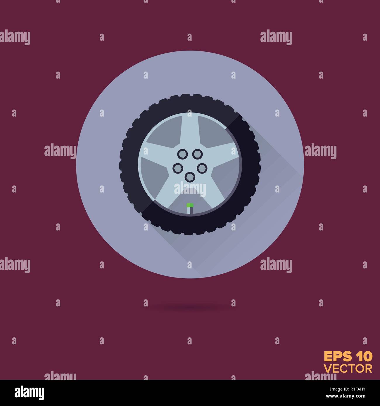 Car wheel vector vectors hi-res stock photography and images - Alamy