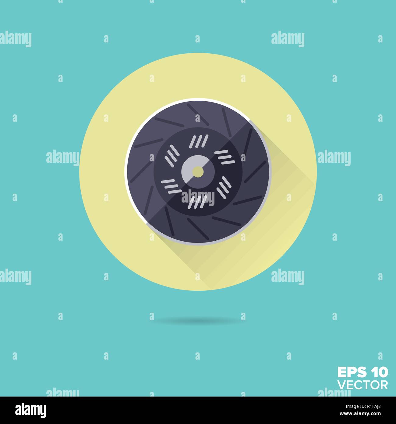 motor vehicle clutch flat design vector icon Stock Vector Image & Art ...