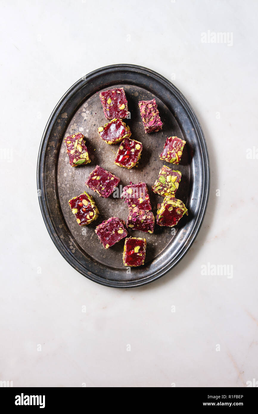 Variety of Turkish Delight Stock Photo - Alamy