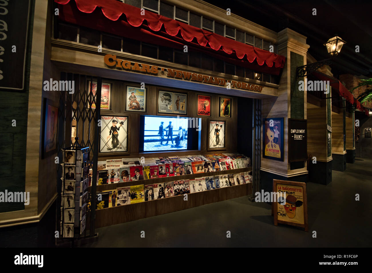 The tomb of charlie chaplin hi-res stock photography and images - Alamy