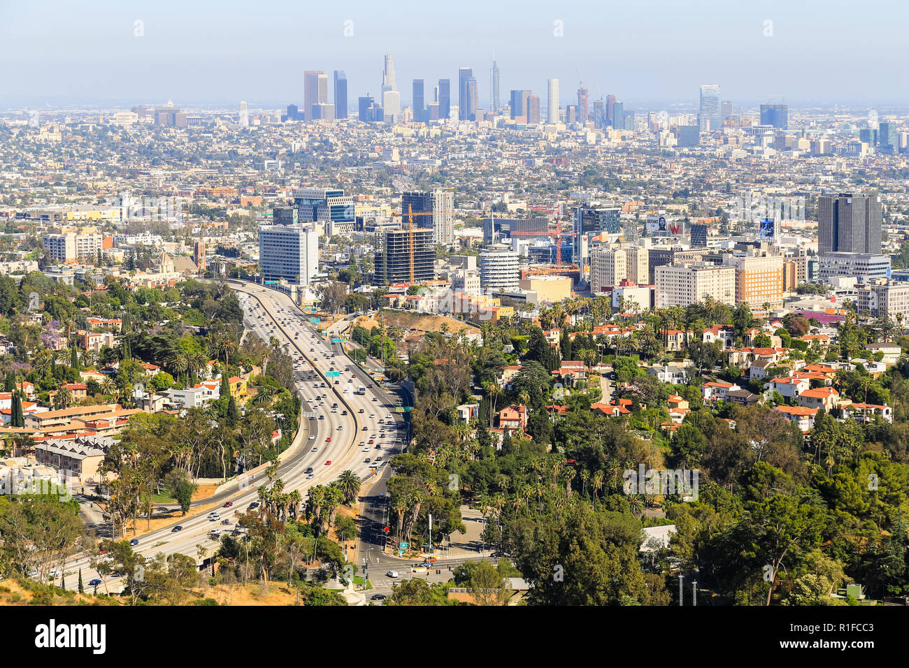 Highway 101 in los angeles hi-res stock photography and images - Alamy
