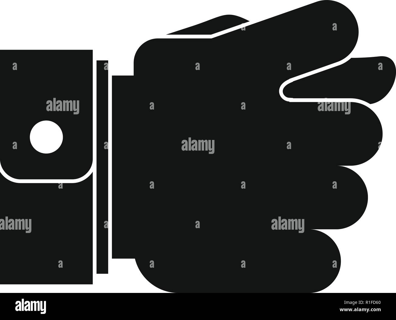 Hand greed icon. Simple illustration of hand greed vector icon for web ...