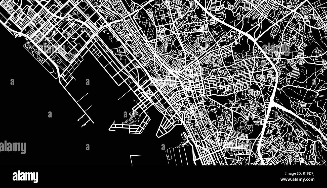 Chiba map Stock Vector Images - Alamy