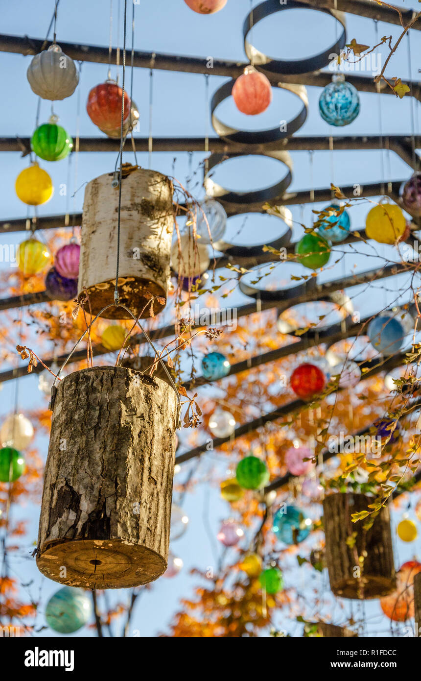 A decorative centerpiece on Nami Island in South Korea Stock Photo - Alamy