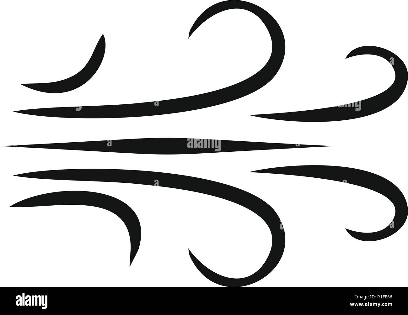 Wind icon. Simple illustration of wind vector icon for web Stock Vector ...