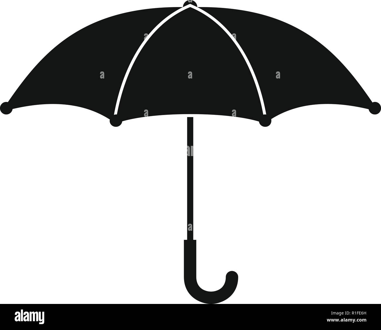 Umbrella icon. Simple illustration of umbrella vector icon for web ...