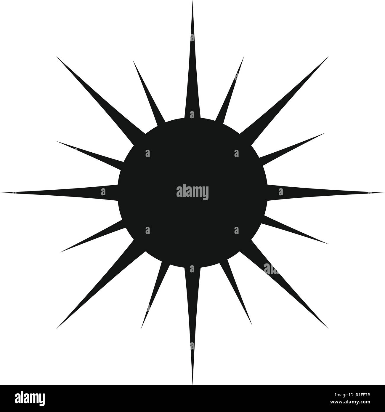 Simple Sun Symbol