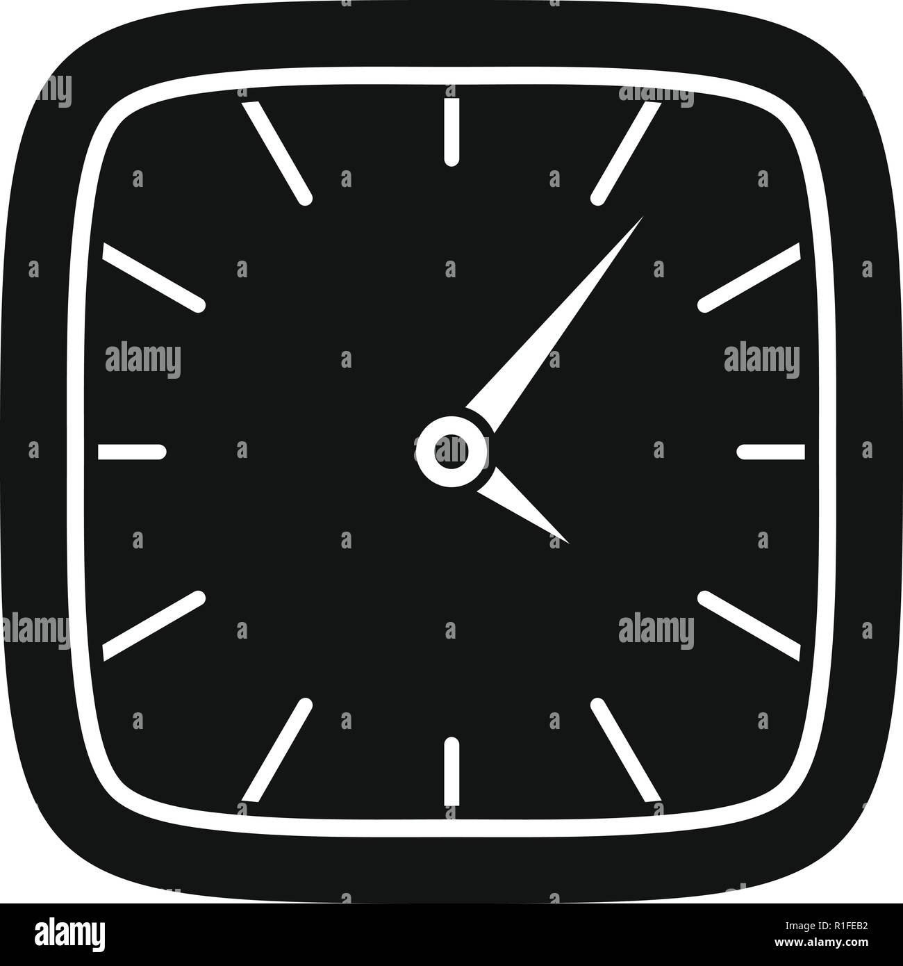 Clock wall icon. Simple illustration of clock wall vector icon for web ...