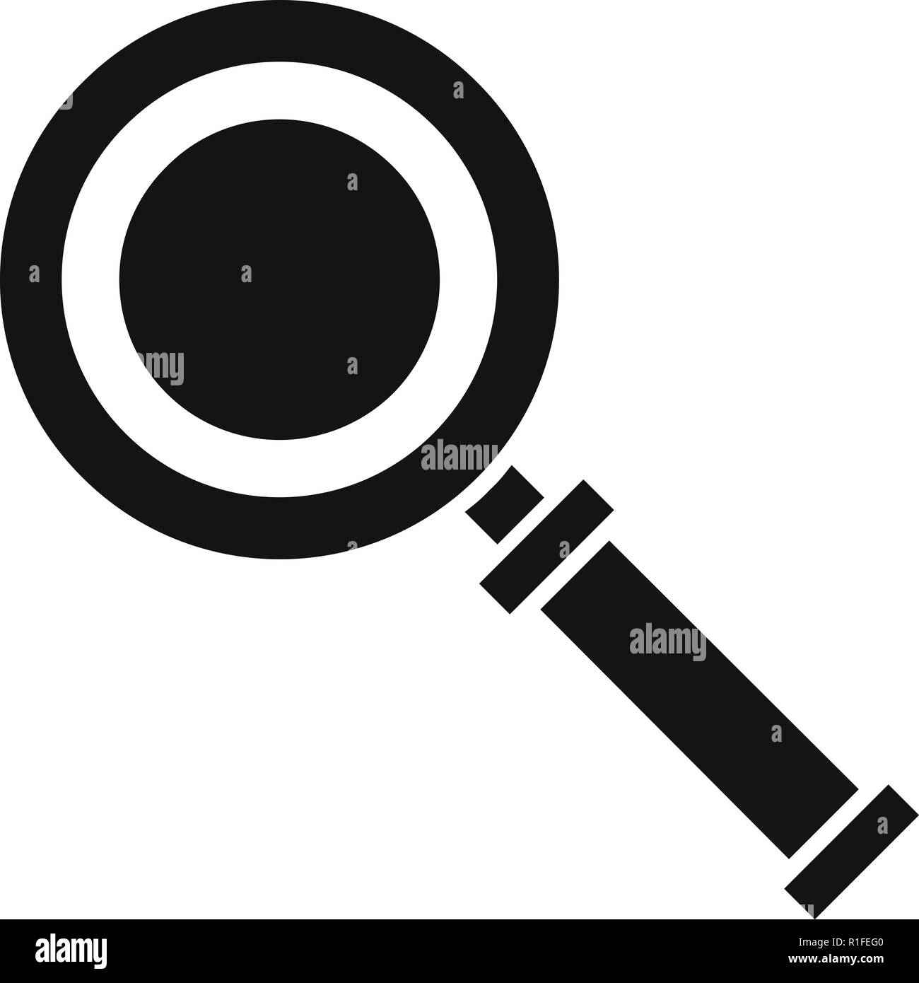 Cursor magnifier icon. Simple illustration of cursor magnifier vector ...