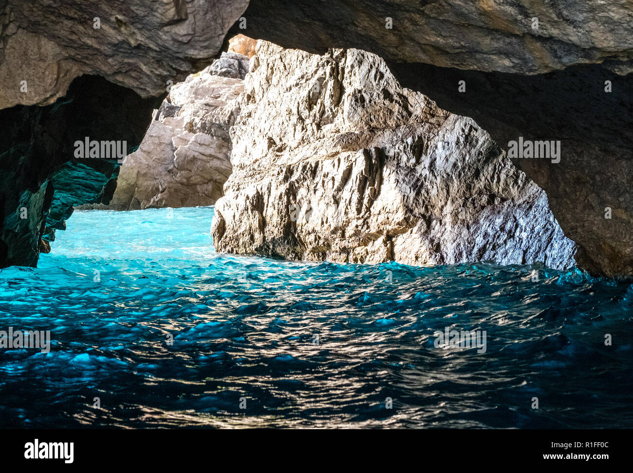 Green grotto capri hi-res stock photography and images - Alamy