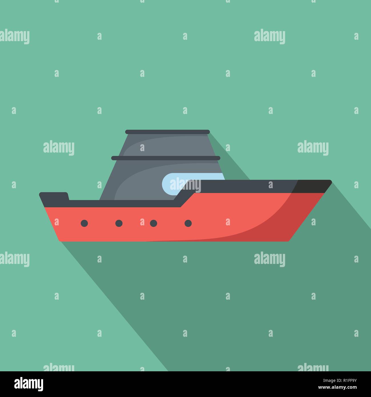 Ship transport icon. Flat illustration of ship transport vector icon ...